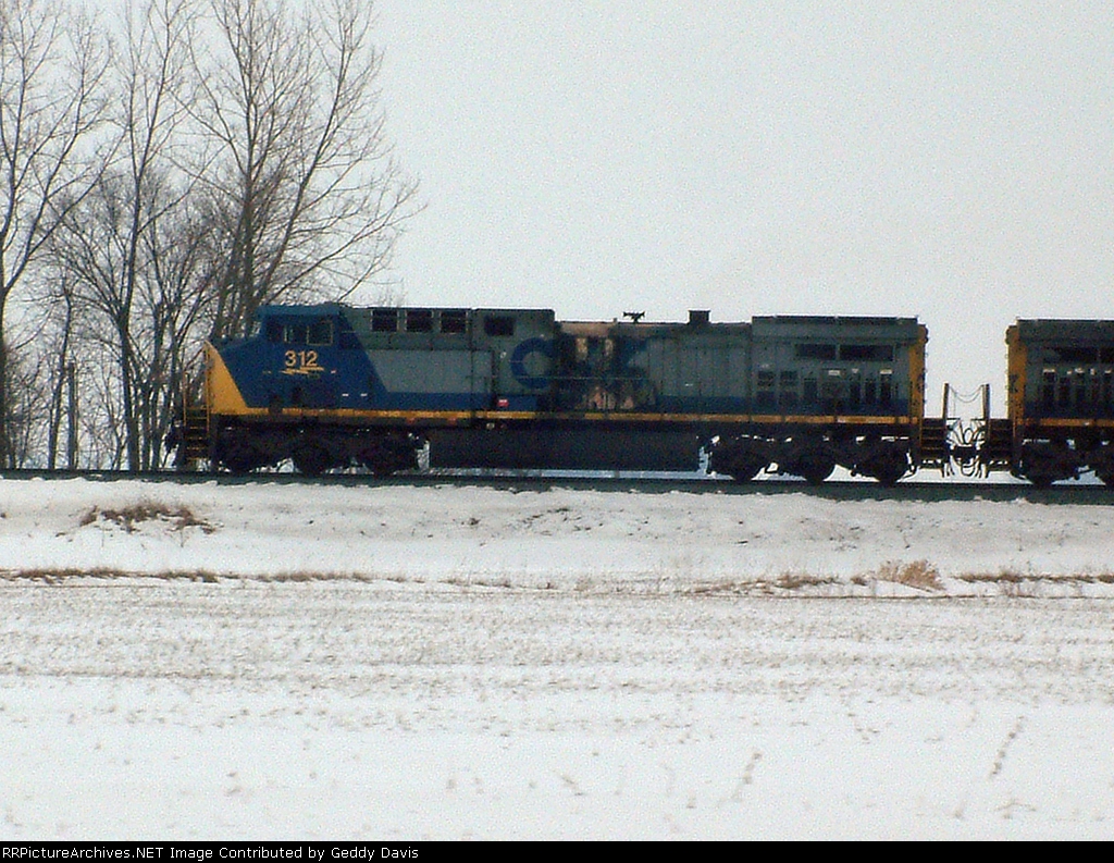 Fire Damage on CSX 312